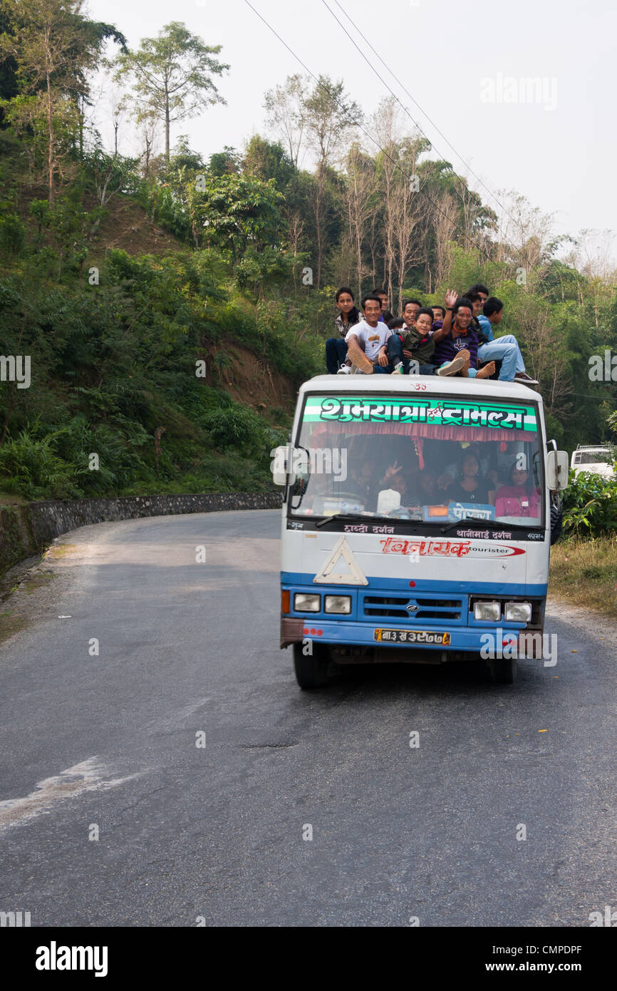 Nepal bus transport hi-res stock photography and images - Alamy