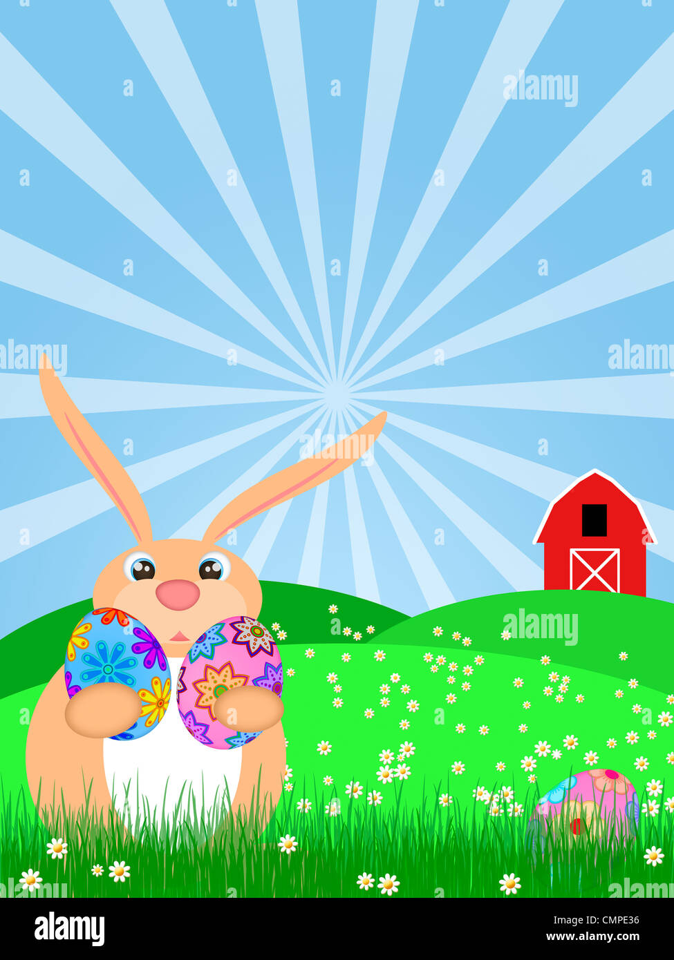 Rabbit hunting illustration hi-res stock photography and images - Alamy
