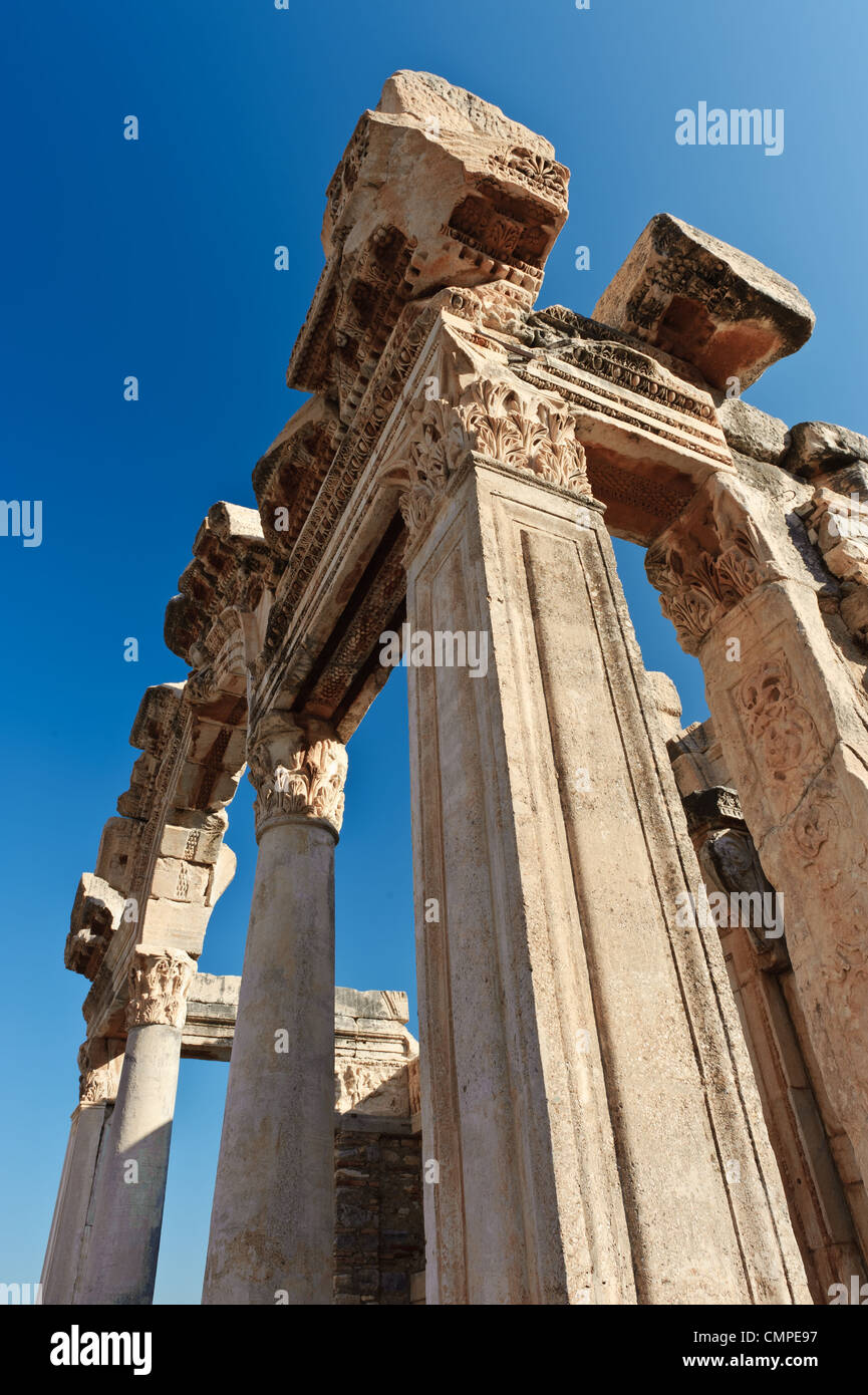 Old ruins of city building of ancient Ephesus Stock Photo - Alamy