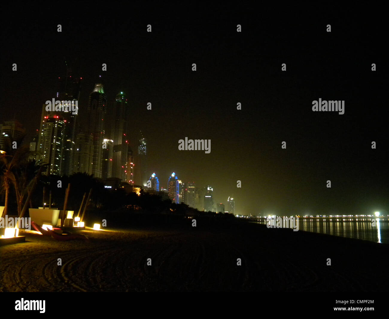Dubai at Night, Dubai, United Arab Emirates Stock Photo - Alamy