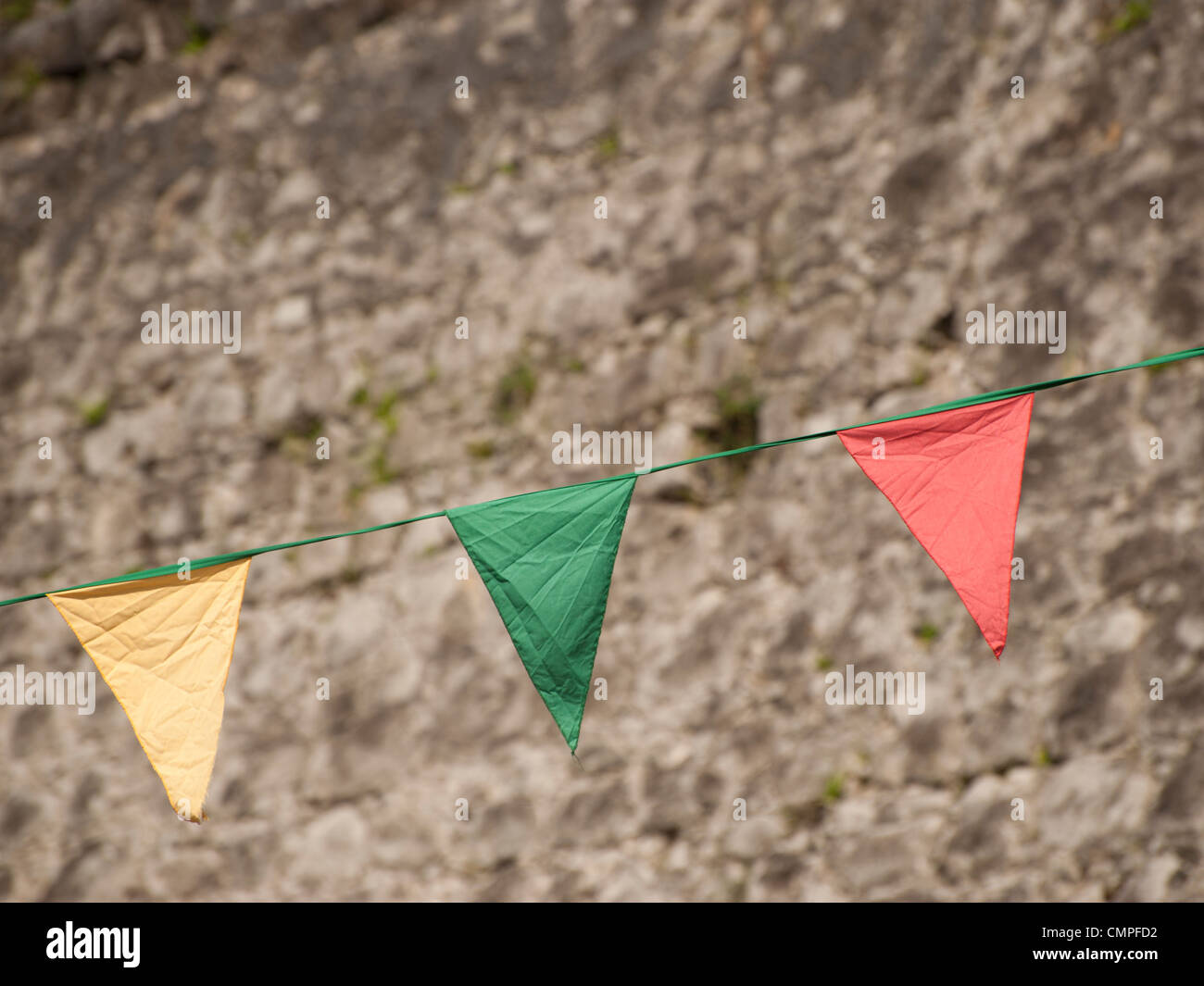 Public decorations outside Fort George for the independence day ...