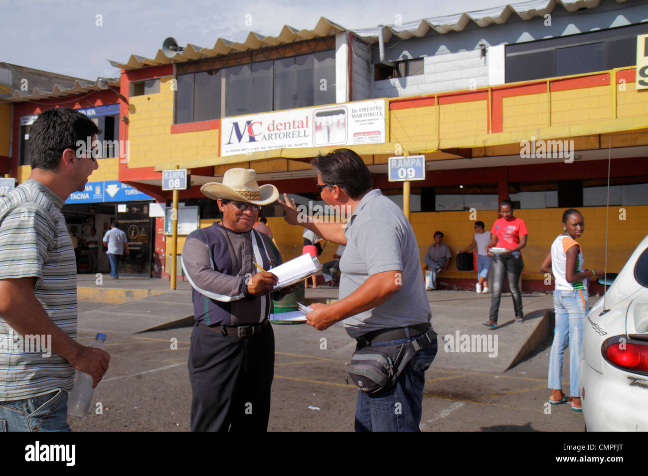 Tacna Peru,Panamericana,Pan American Highway,bus terminal,outside ...