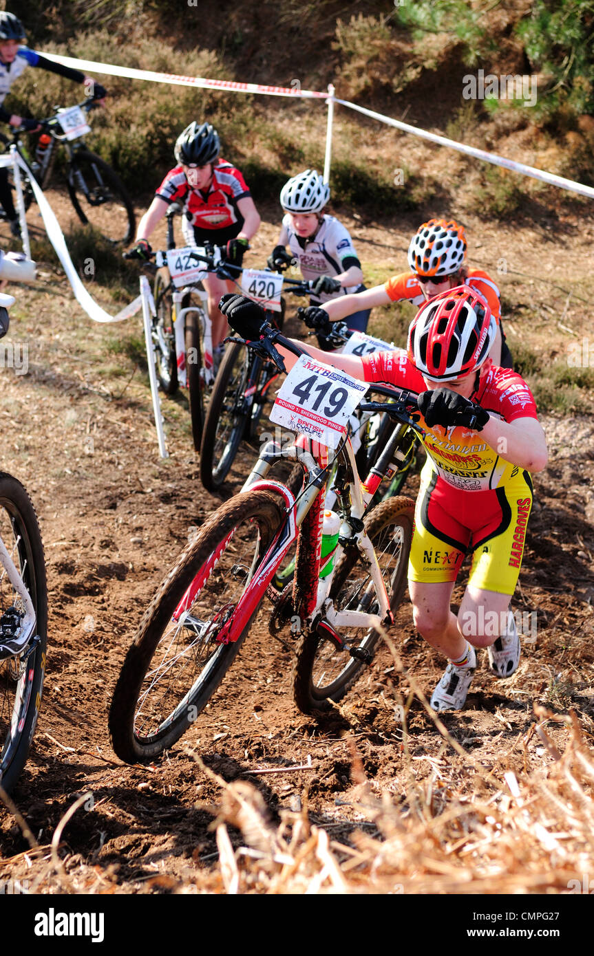 National Mountain Bike Cross-Country Race.Round 1 Sherwood Pines ...