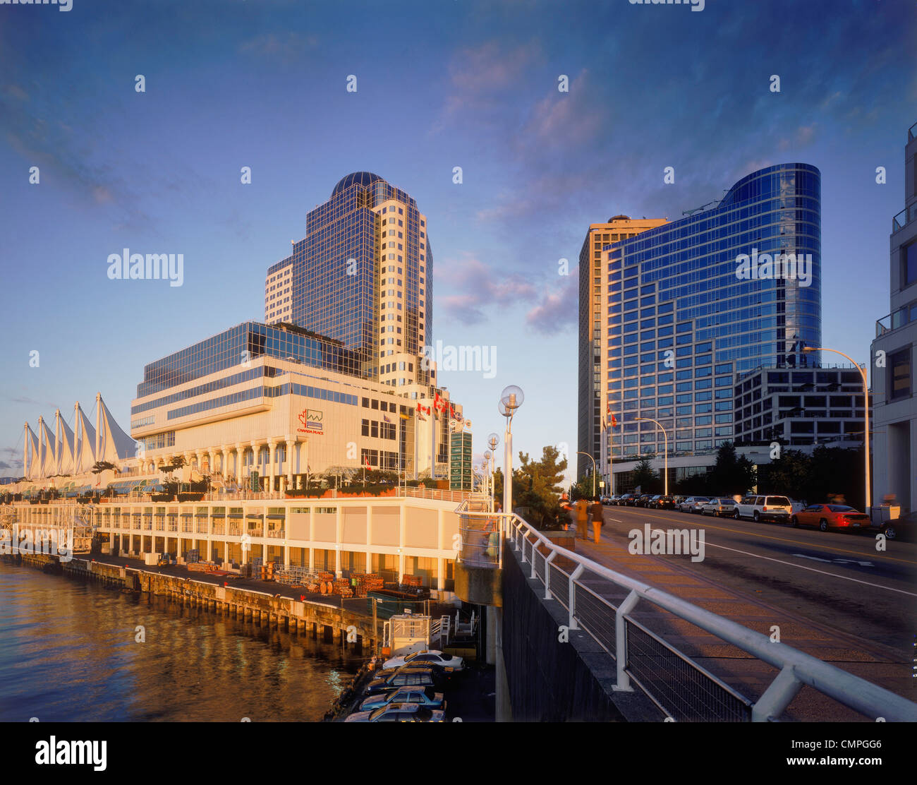 Canada Place and Waterfront Center Hotel Stock Photo - Alamy