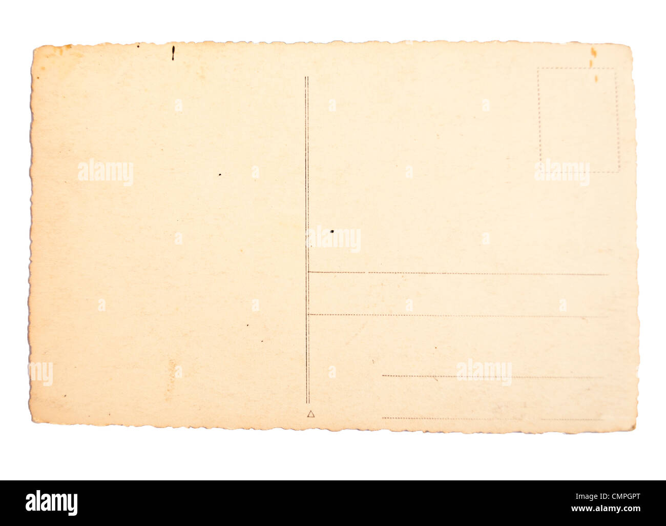 Old empty post card scanned with high resolution Stock Photo - Alamy