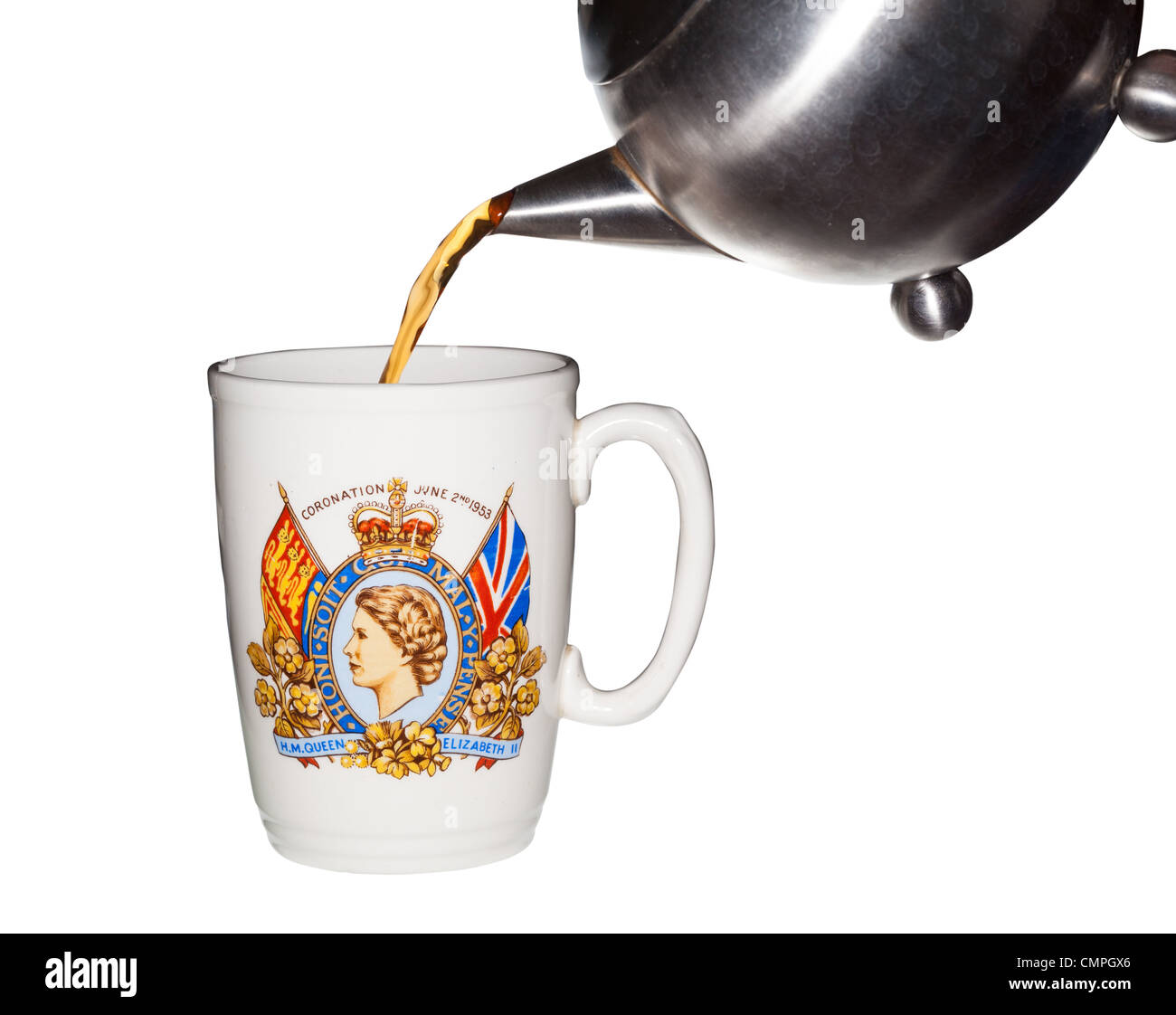 Queen elizabeth tea cup hi-res stock photography and images - Alamy