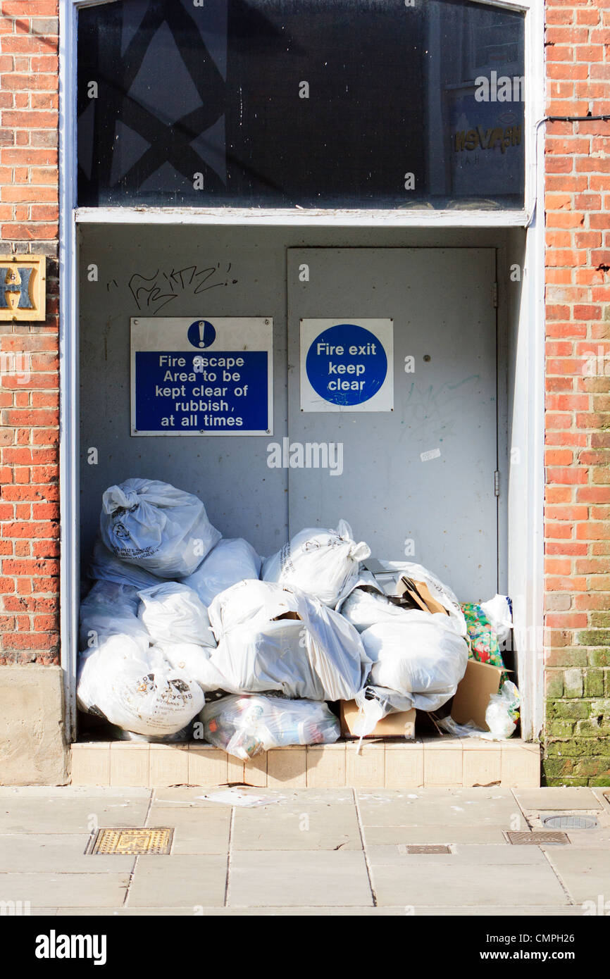 Blocked fire escape hi-res stock photography and images - Alamy