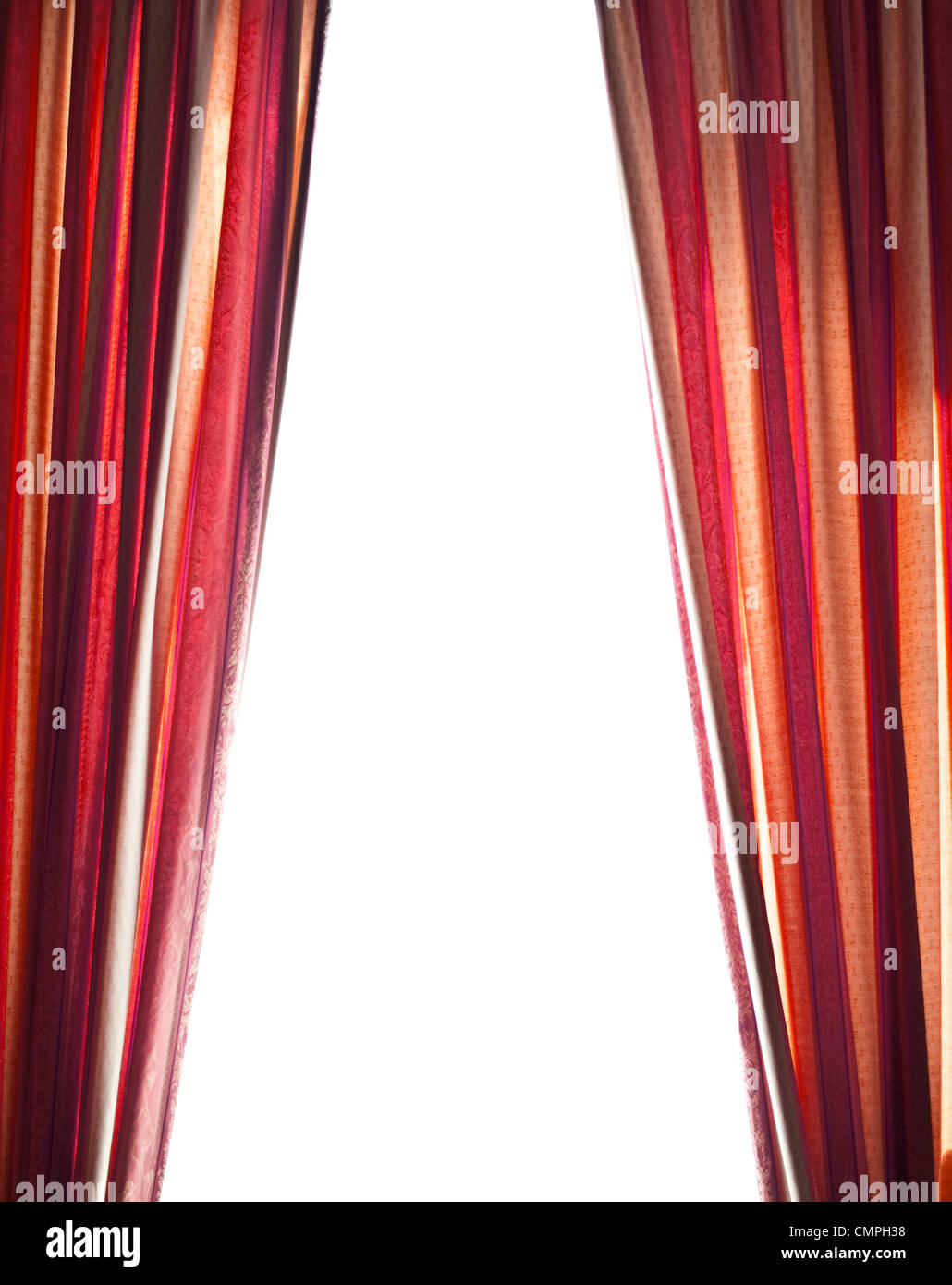 Red curtain isolated hi-res stock photography and images - Alamy
