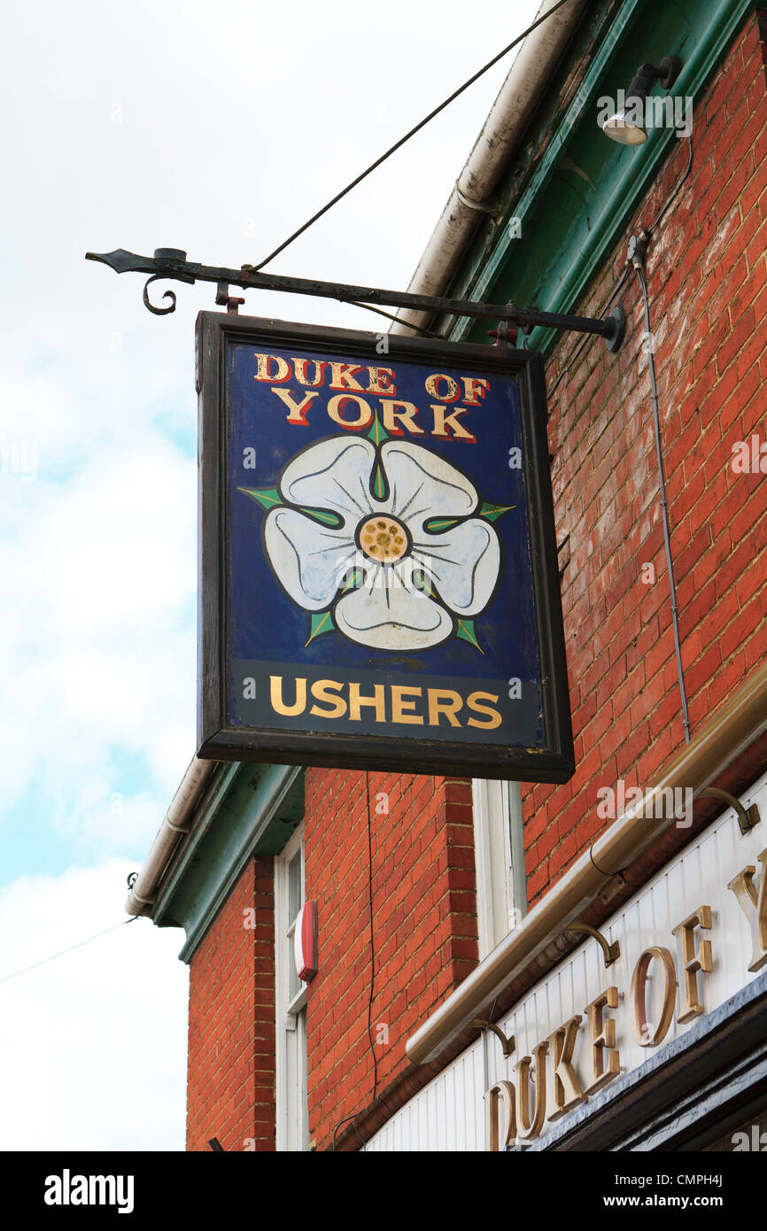 Duke of York pub sign Stock Photo - Alamy