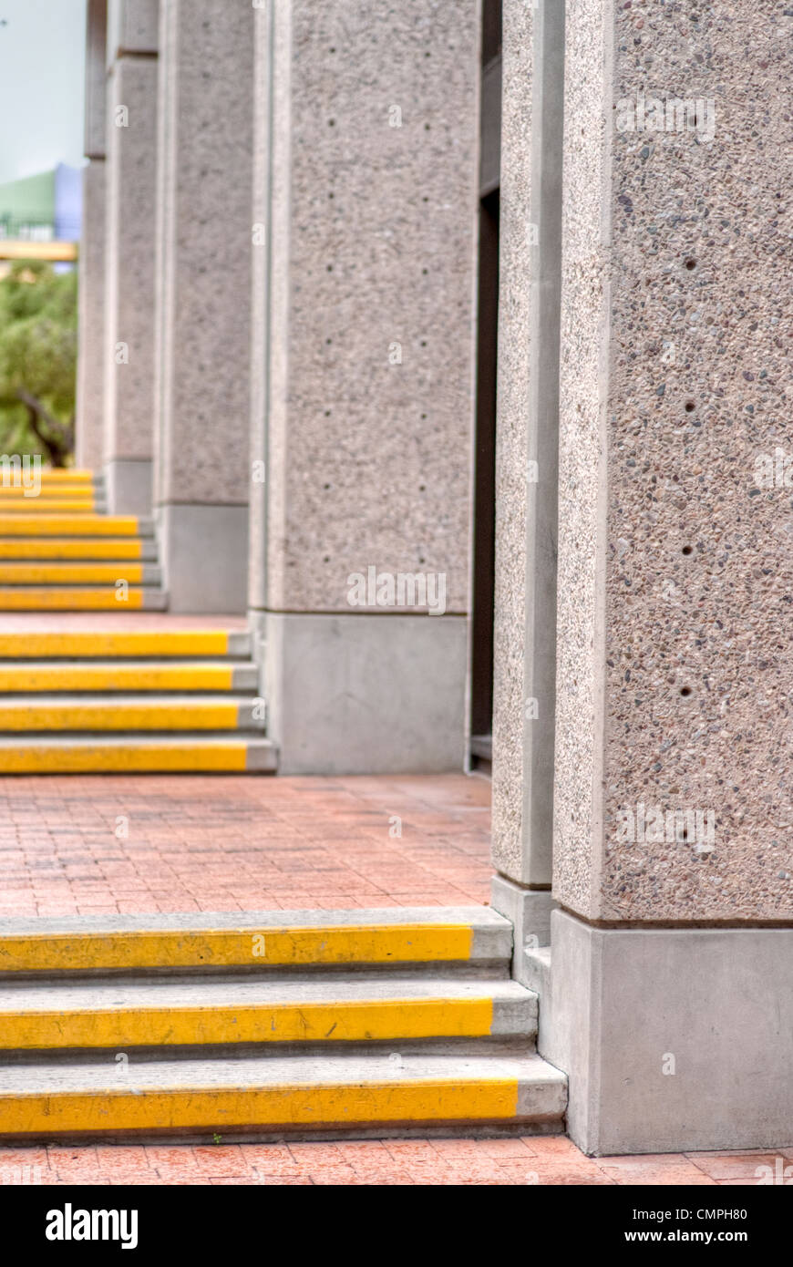 Steps outside Symphony Hall at Tucson Convention Center Stock Photo - Alamy