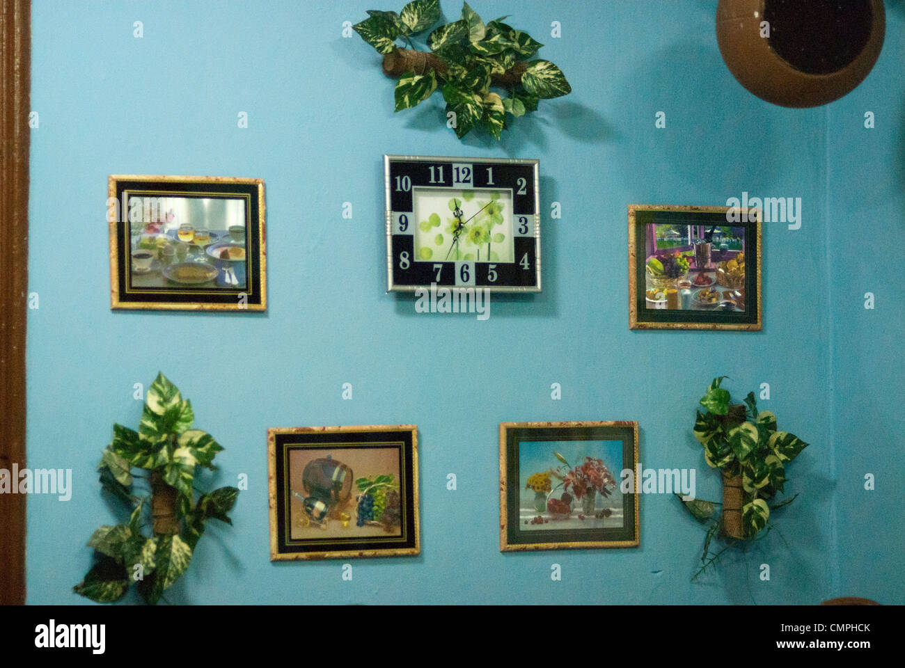Restaurant interiors, Camaguey, Cuba Stock Photo - Alamy