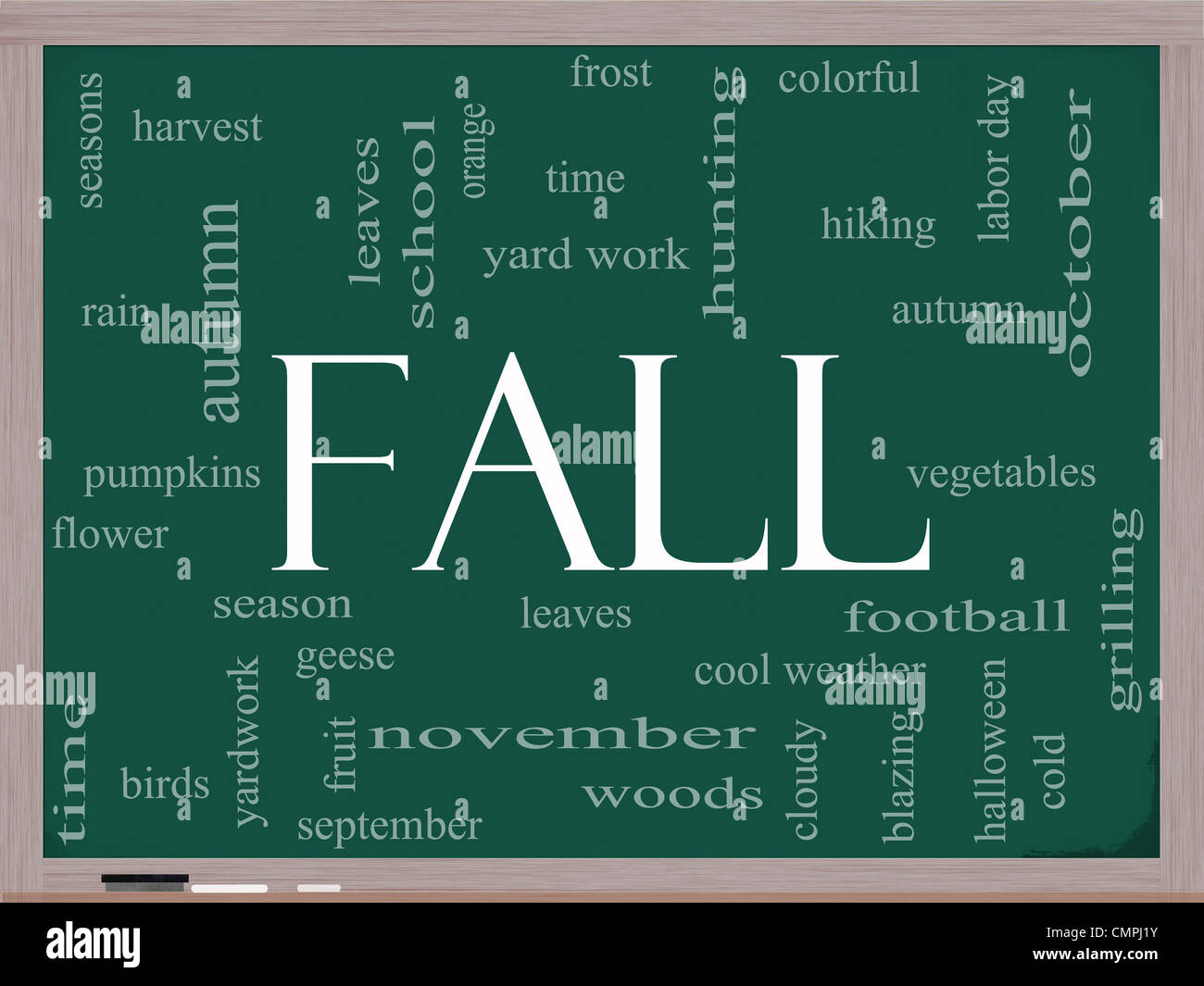 Fall word hi-res stock photography and images - Alamy