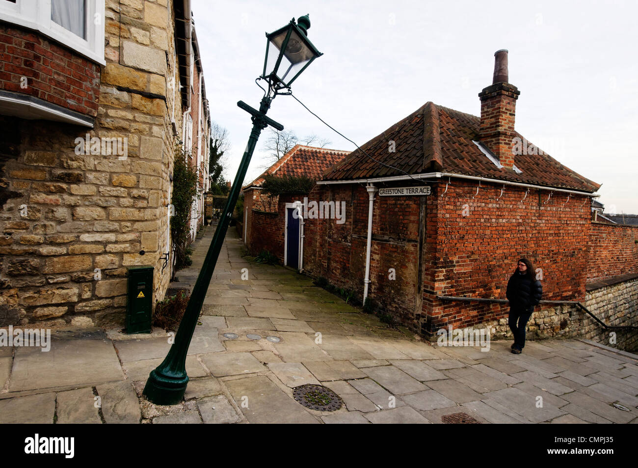 Greestone Stairs in Lincoln, England Stock Photo - Alamy