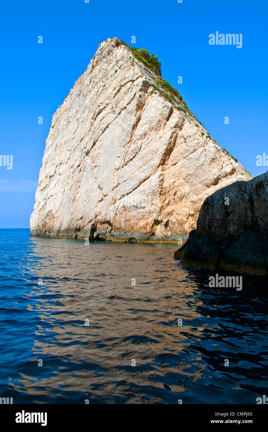 Beautiful cliffs on Zakynthos island Stock Photo - Alamy