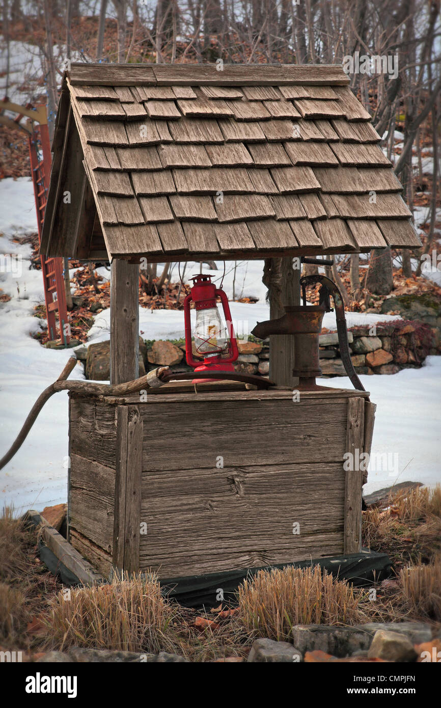 Wood Wedding Wishing Well