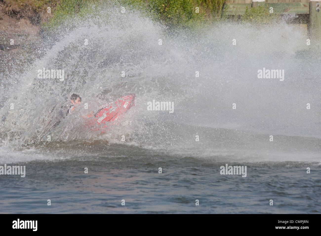 Jet ski stunt demonstration at Market Commons in Myrtle Beach South ...