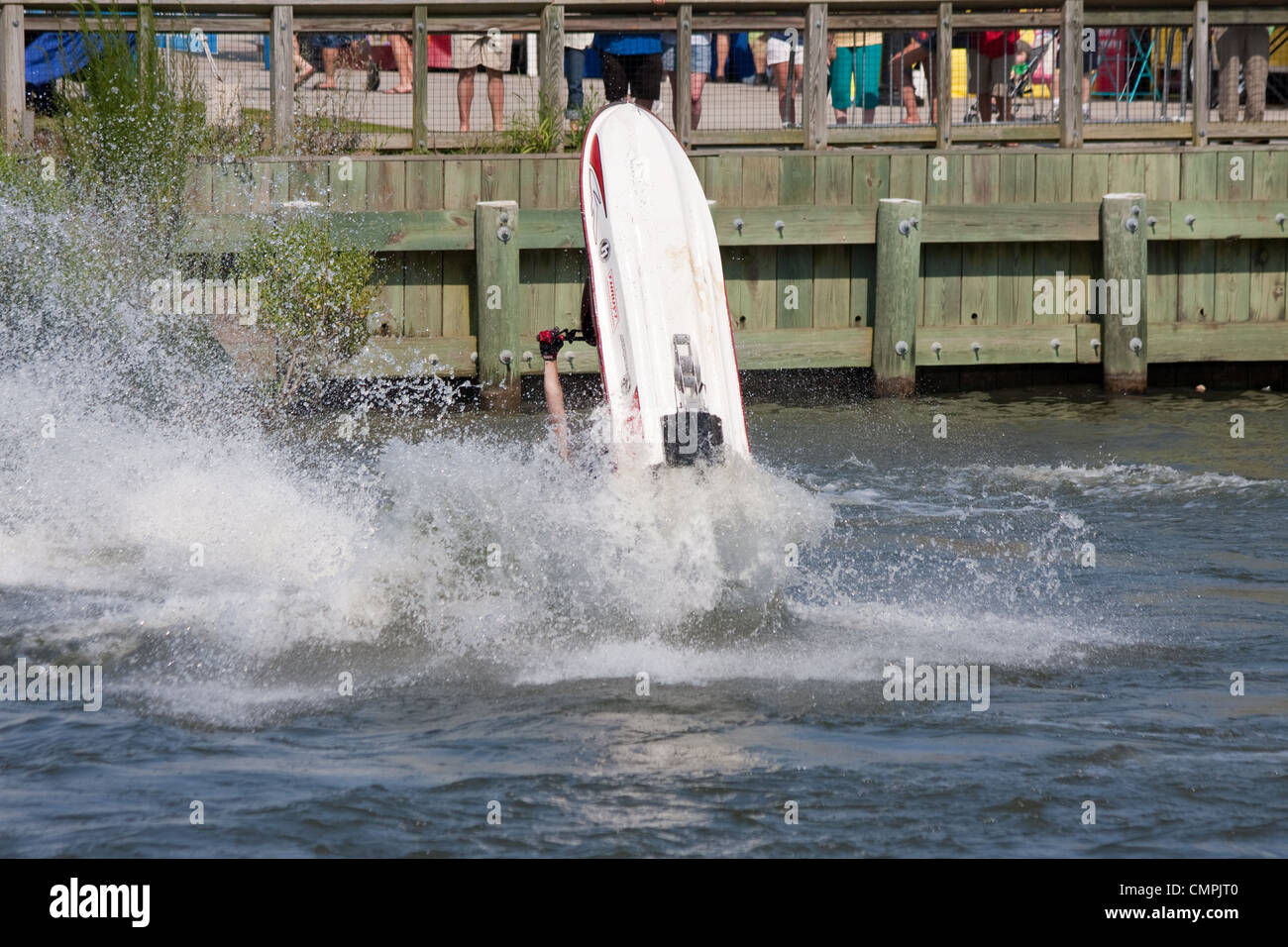 Jet ski stunt demonstration at Market Commons in Myrtle Beach South ...