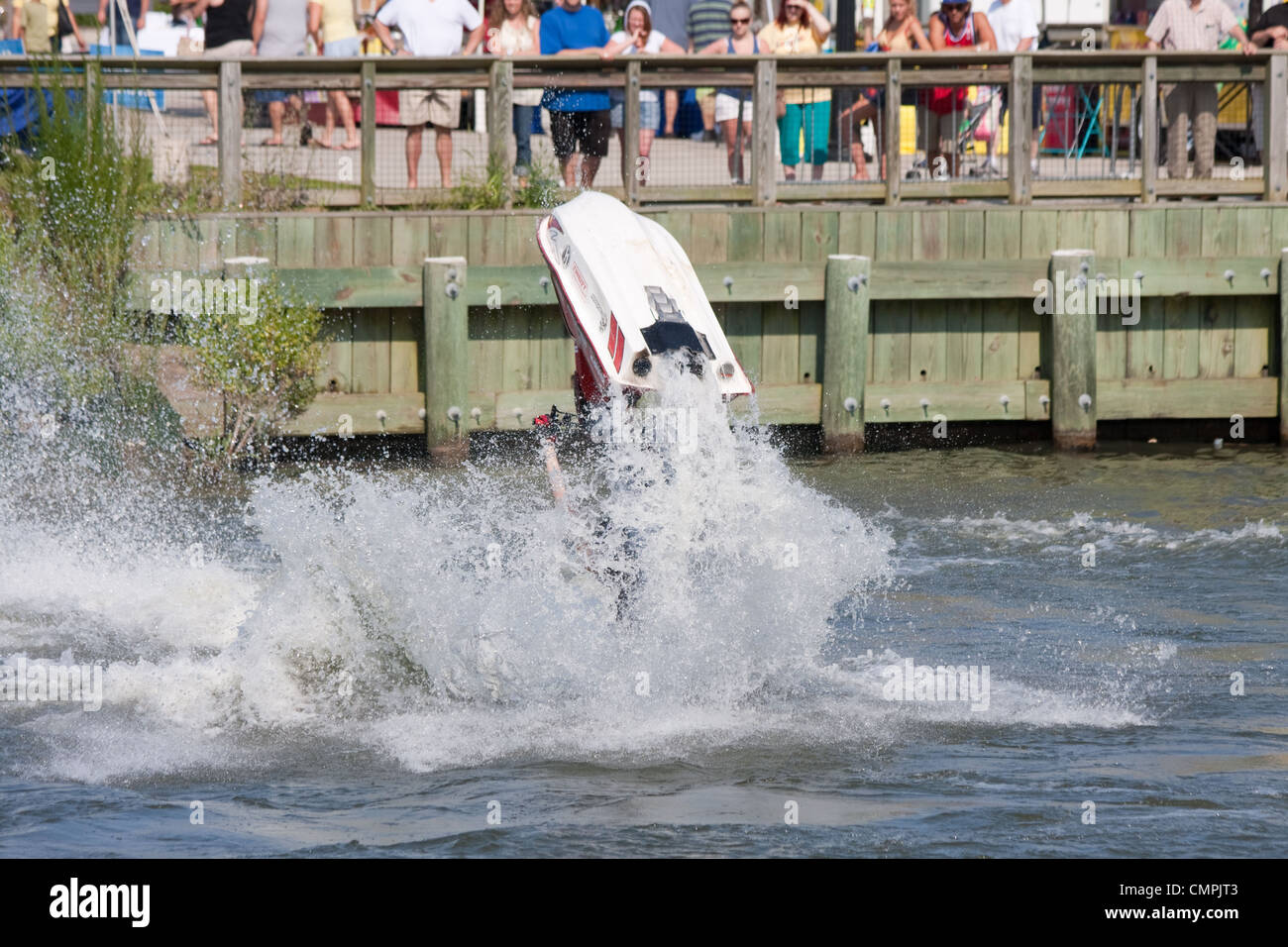Jet ski stunt demonstration at Market Commons in Myrtle Beach South ...