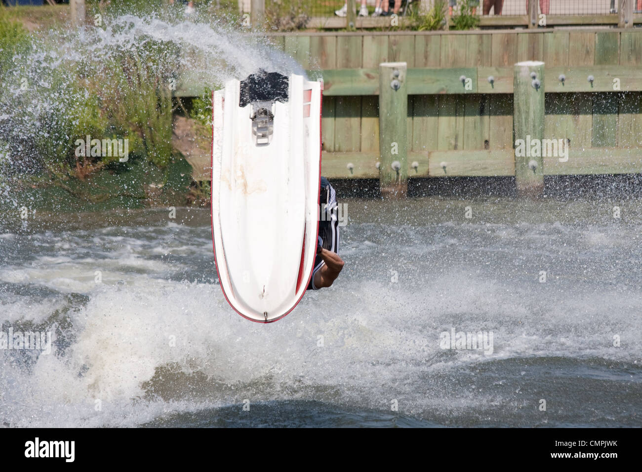Jet ski stunt demonstration at Market Commons in Myrtle Beach South ...