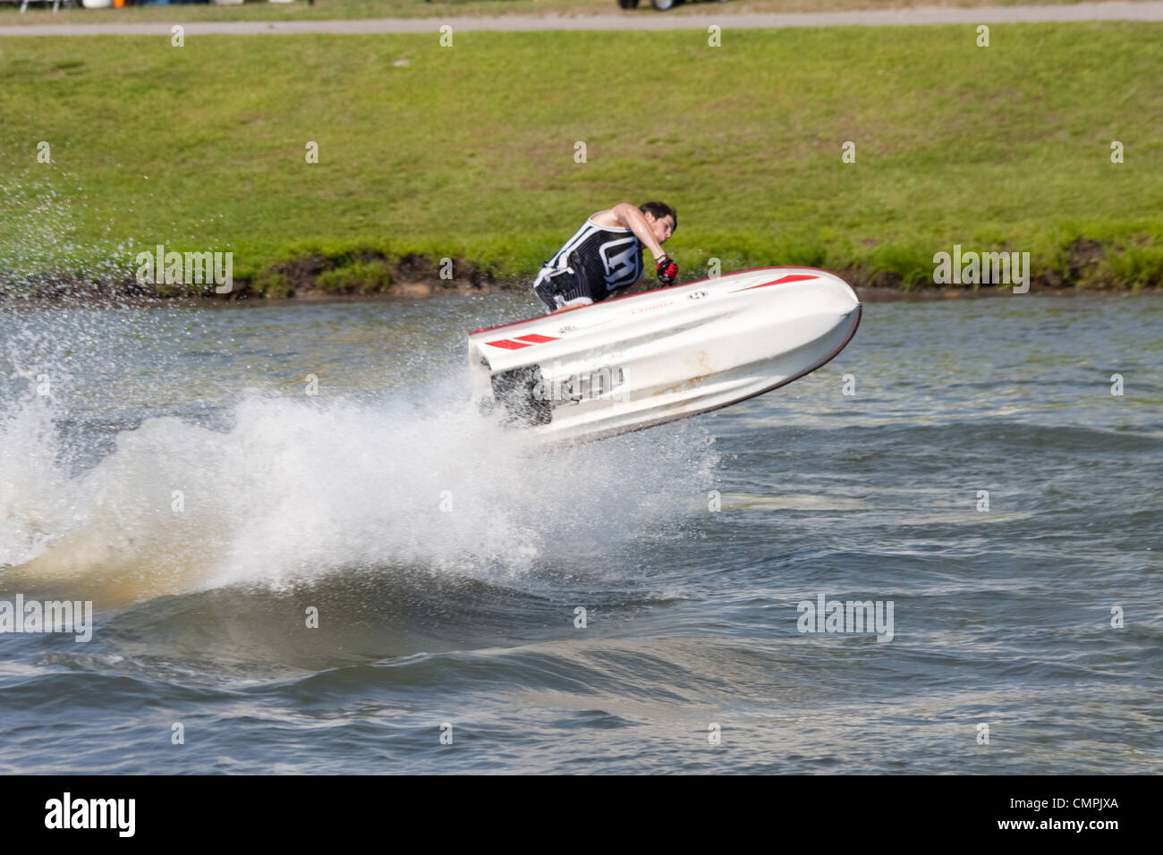 Jet ski stunt demonstration at Market Commons in Myrtle Beach South ...