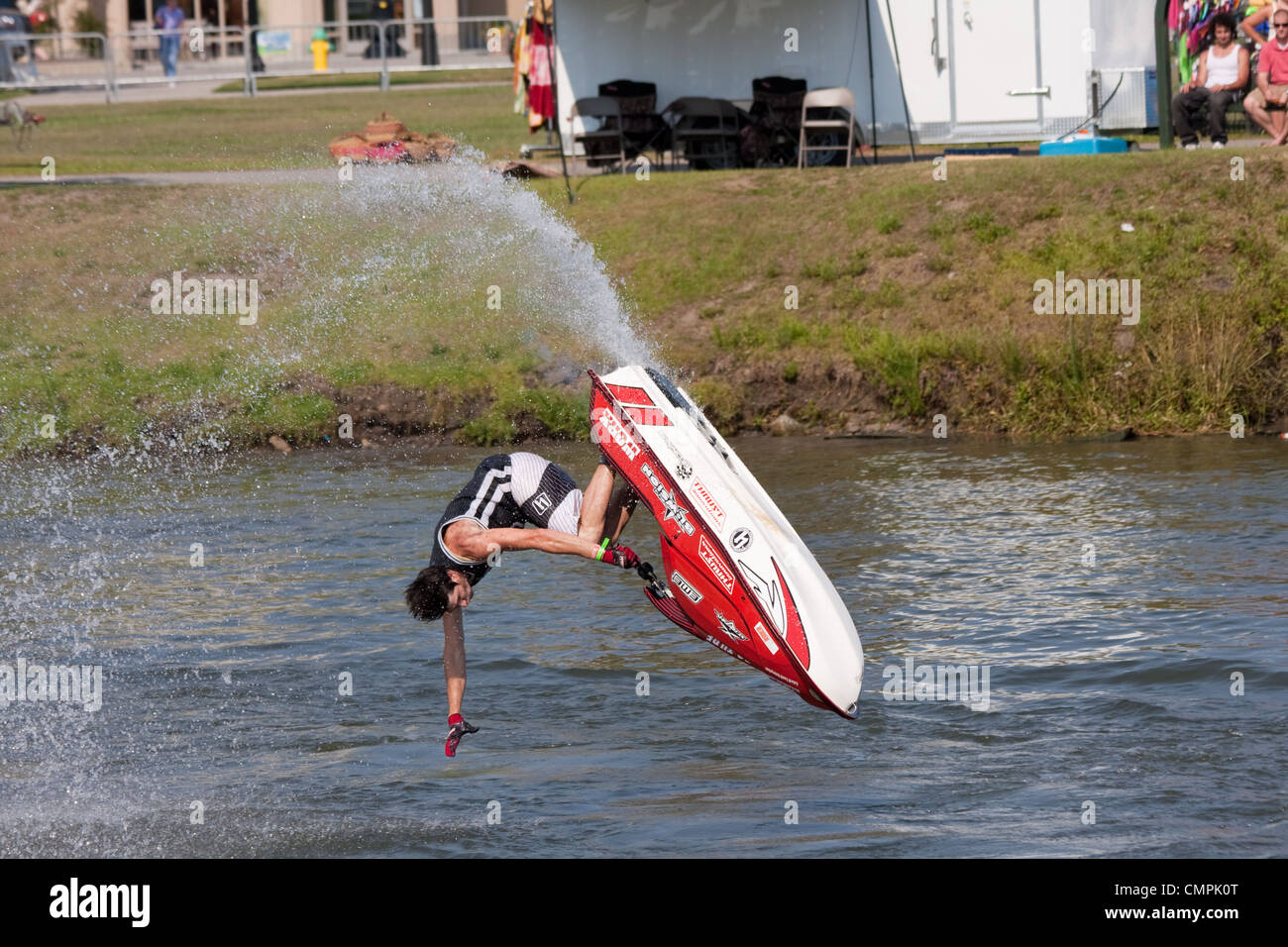Jet ski stunt demonstration at Market Commons in Myrtle Beach South ...