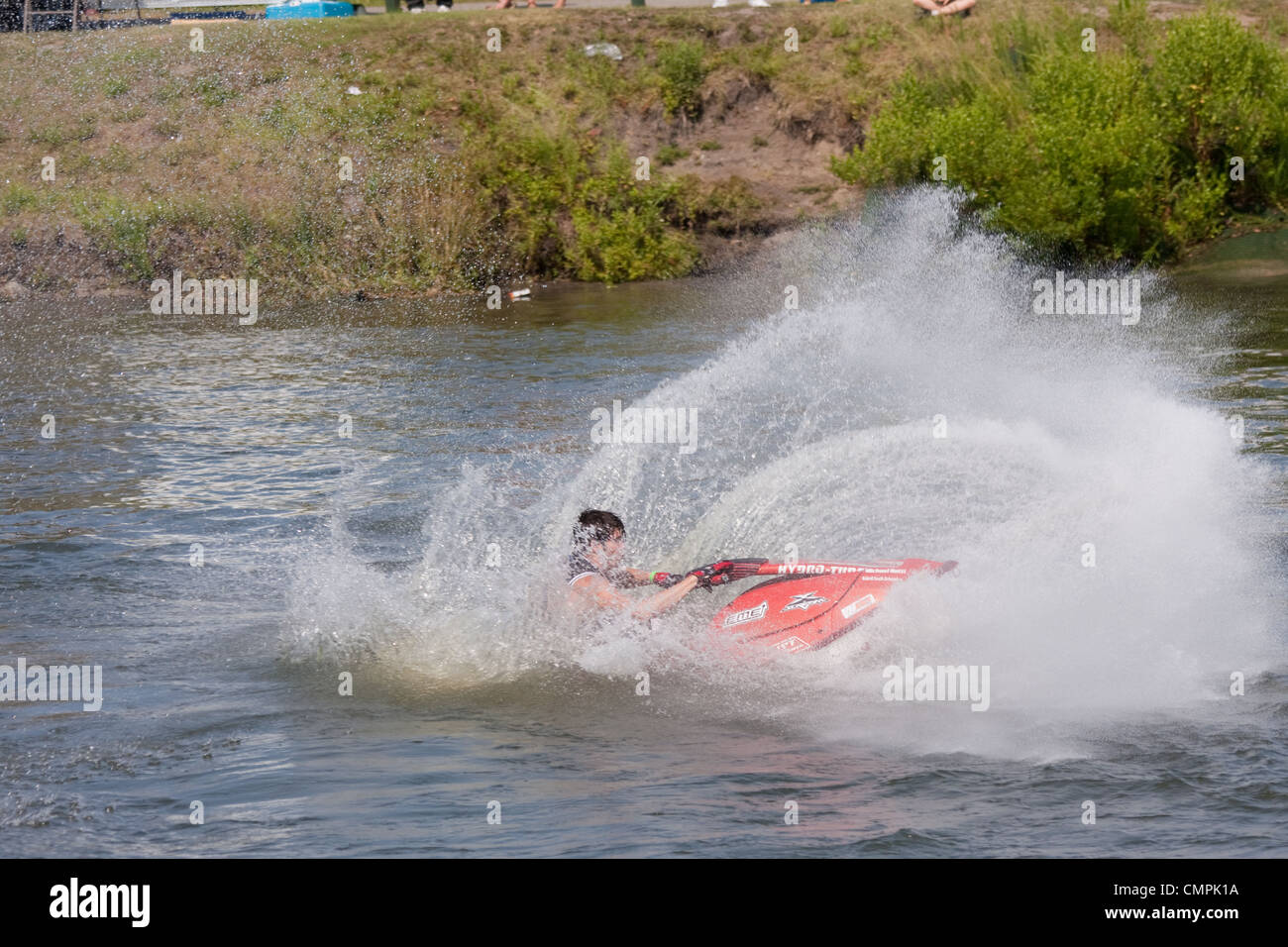 Jet ski stunt demonstration at Market Commons in Myrtle Beach South ...