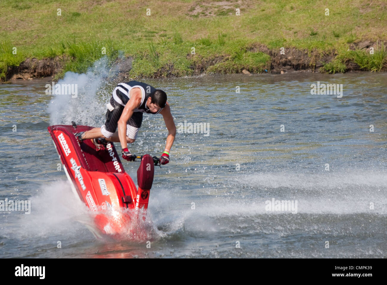 Jet ski stunt demonstration at Market Commons in Myrtle Beach South ...
