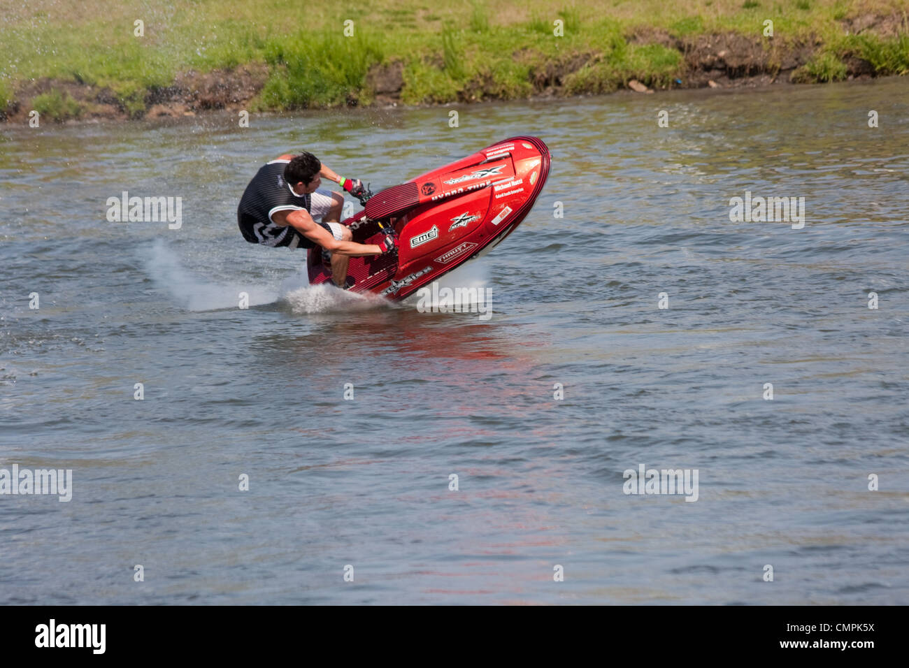 Jet ski stunt demonstration at Market Commons in Myrtle Beach South ...
