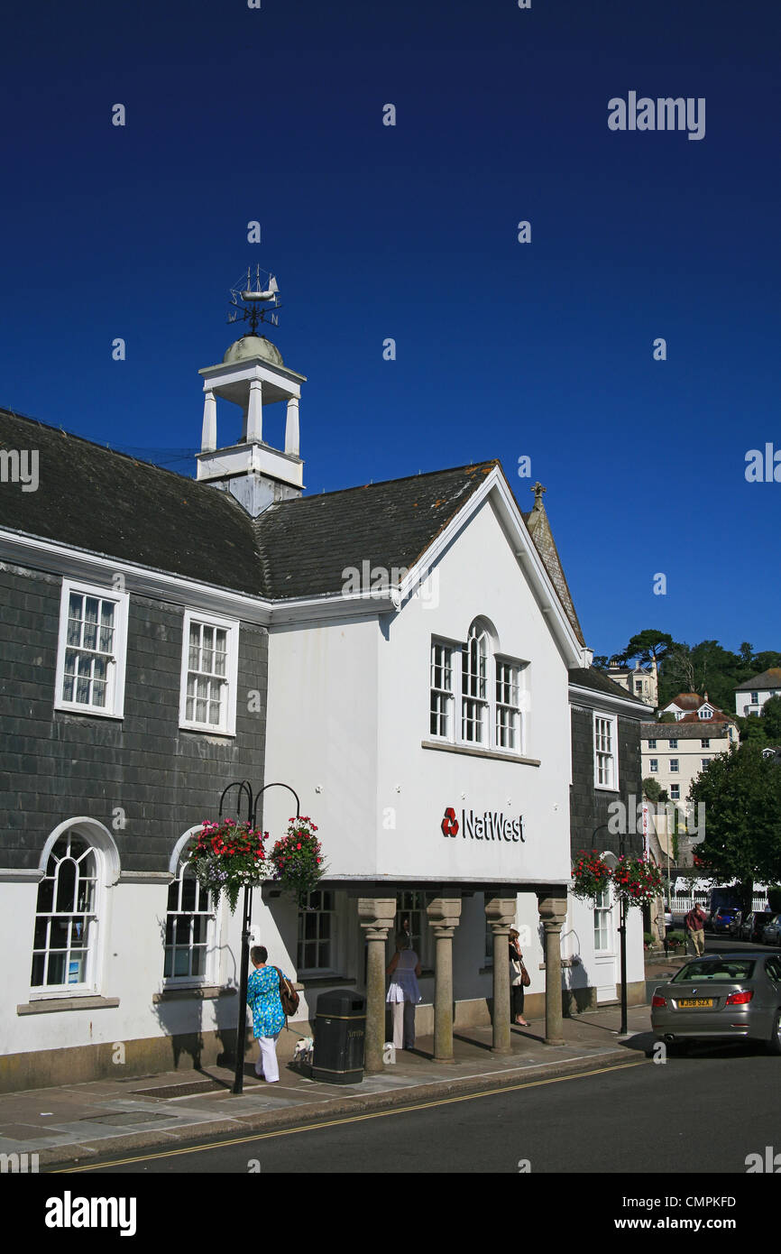 The NatWest bank occupies an elegant historic building in Dartmouth ...