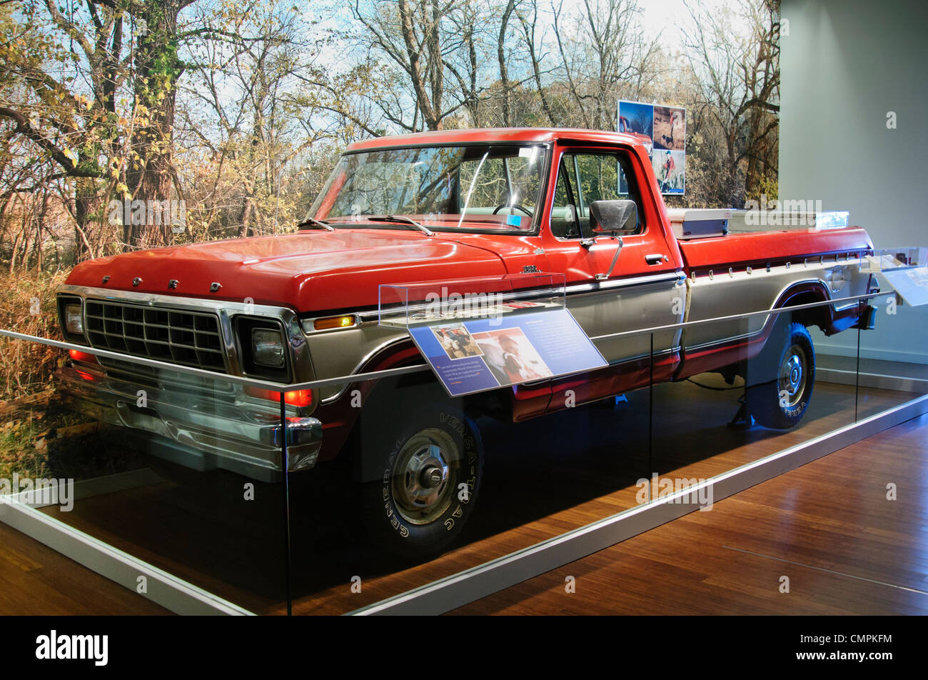 Sam Walton's Ford F150 pickup truck on display at the Walmart Visitor's ...
