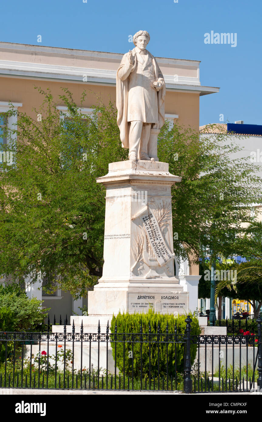 Statue of dionysios solomos hi-res stock photography and images - Alamy