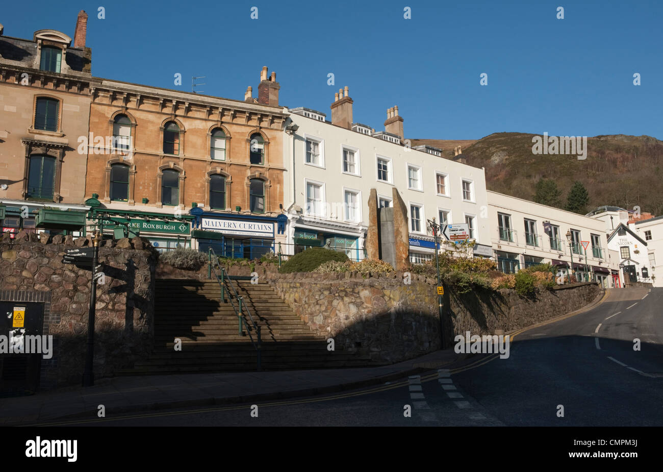 Belle View Terrace at Great Malvern Stock Photo - Alamy
