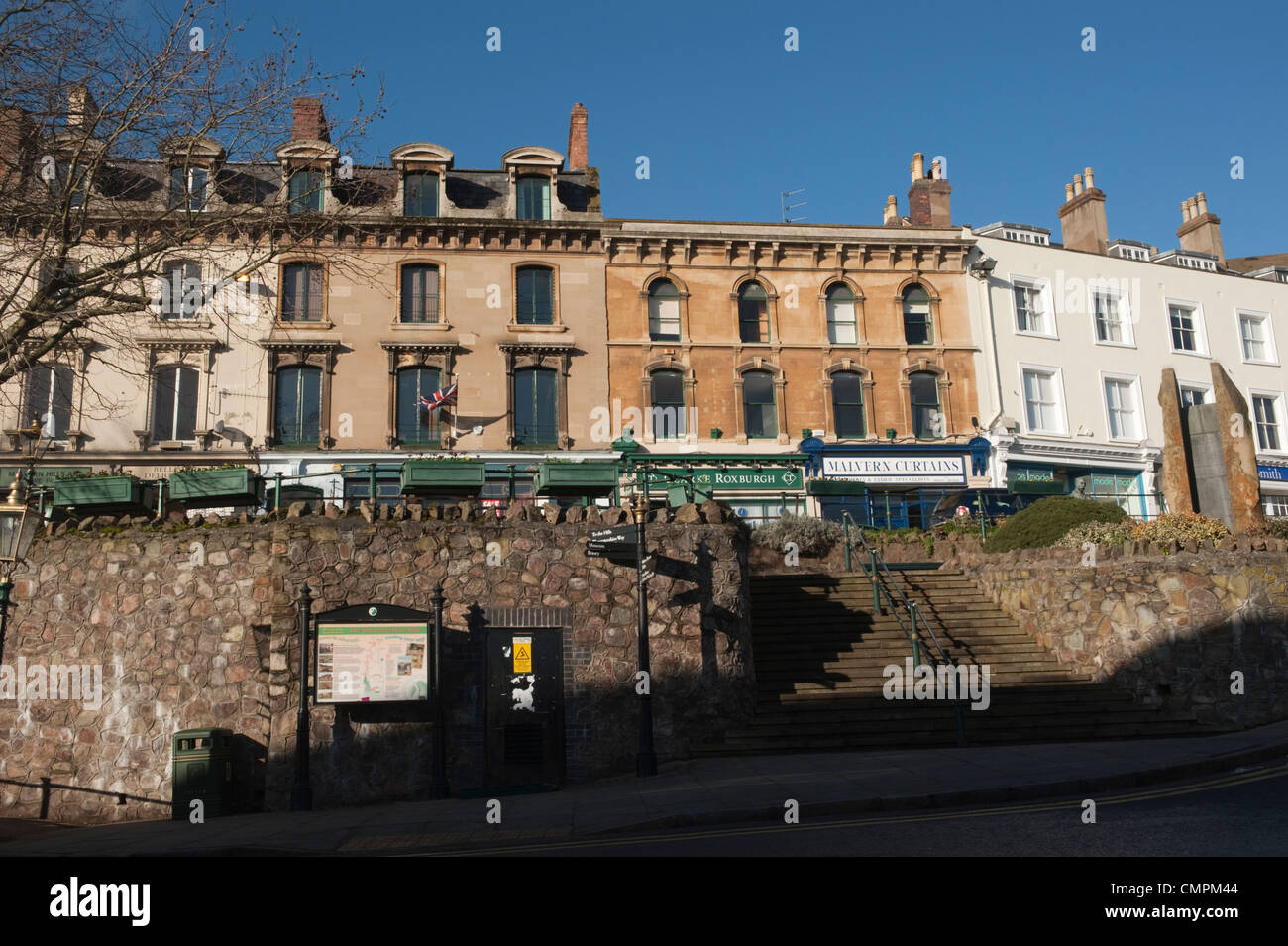Belle View Terrace at Great Malvern Stock Photo - Alamy