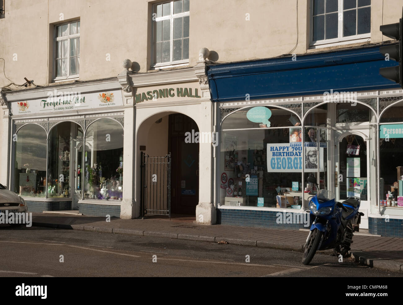 Masonic Hall at Belle View Terrace at Great Malvern Stock Photo - Alamy