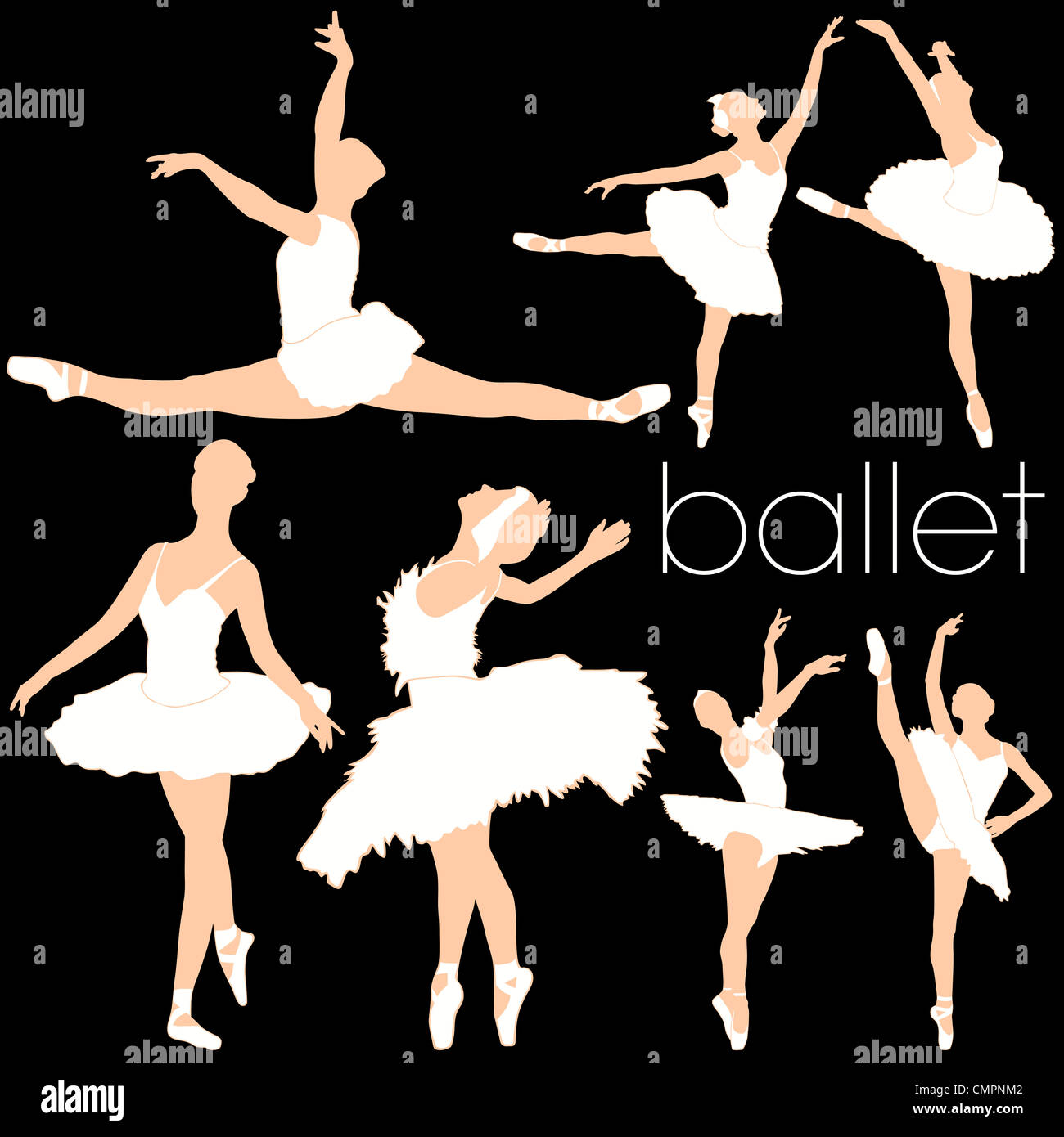 Ballet dancer silhouettes hi-res stock photography and images - Alamy