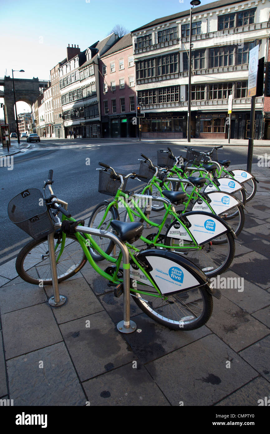 Rental bikes city hi-res stock photography and images - Alamy