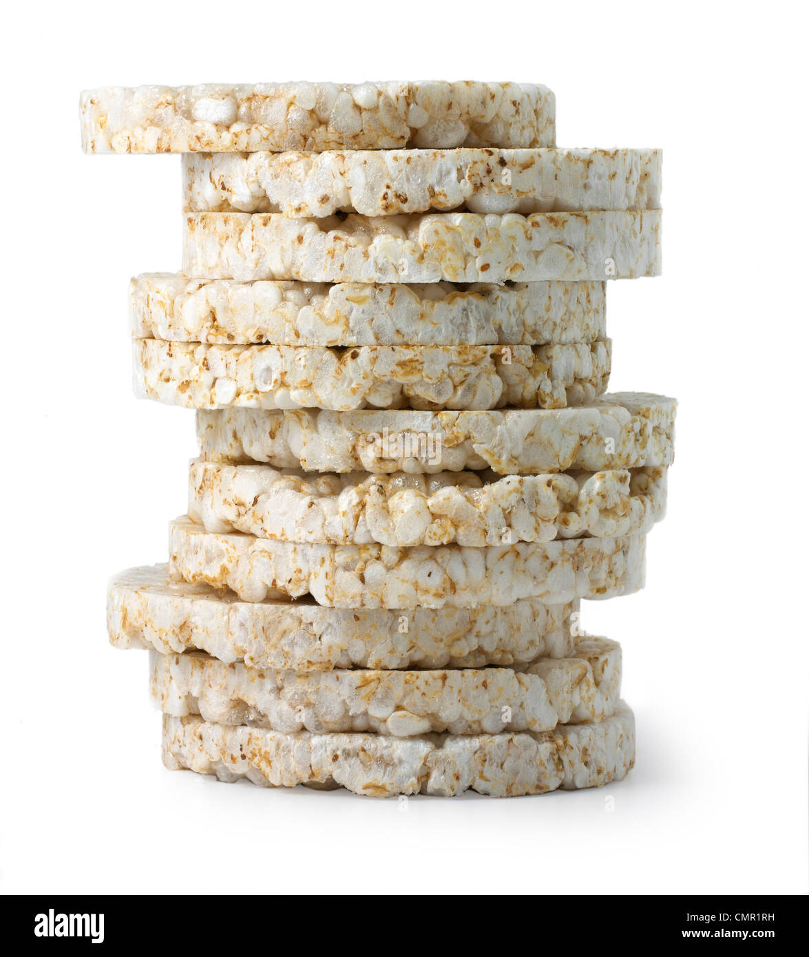 Stack eleven of rice cakes Stock Photo - Alamy