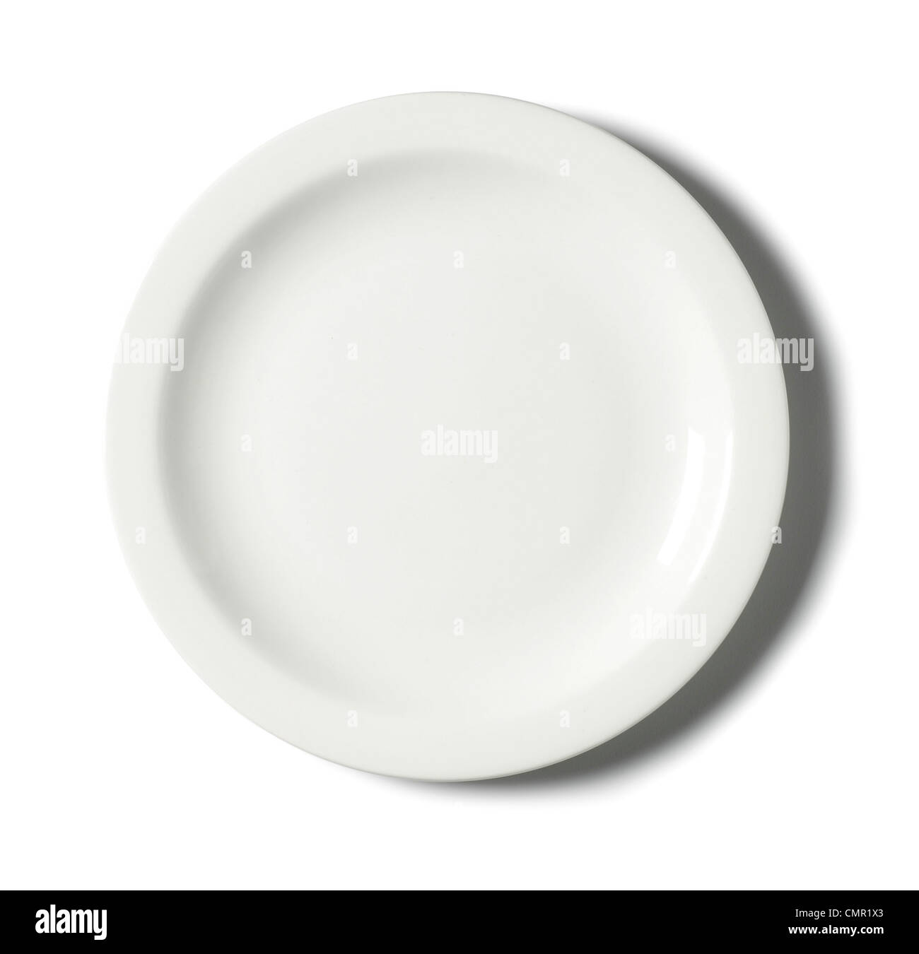 One aerial white plate Stock Photo - Alamy