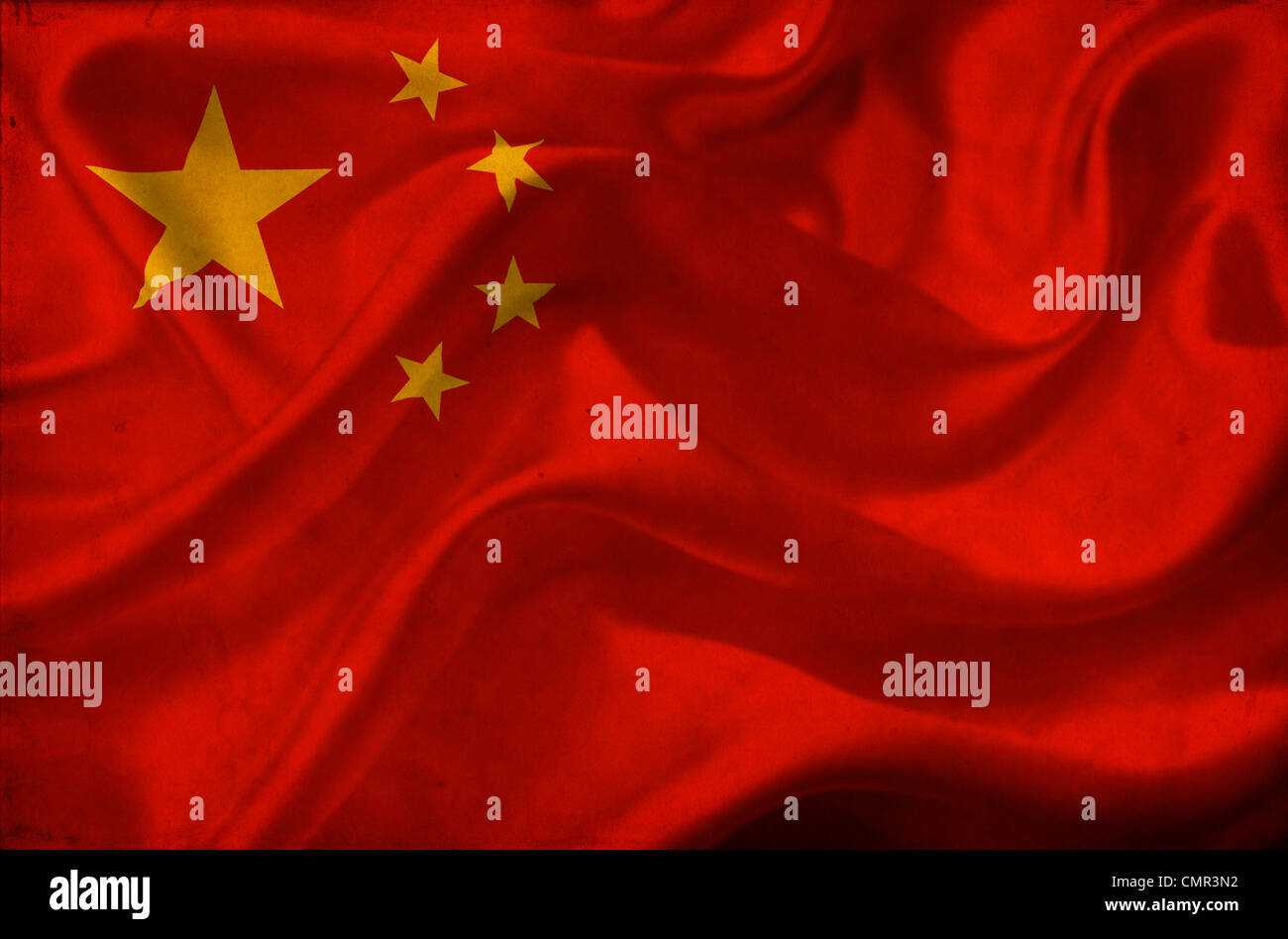 China waving flag Stock Photo - Alamy