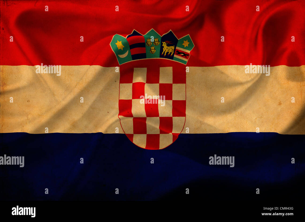 Croatia waving flag Stock Photo - Alamy