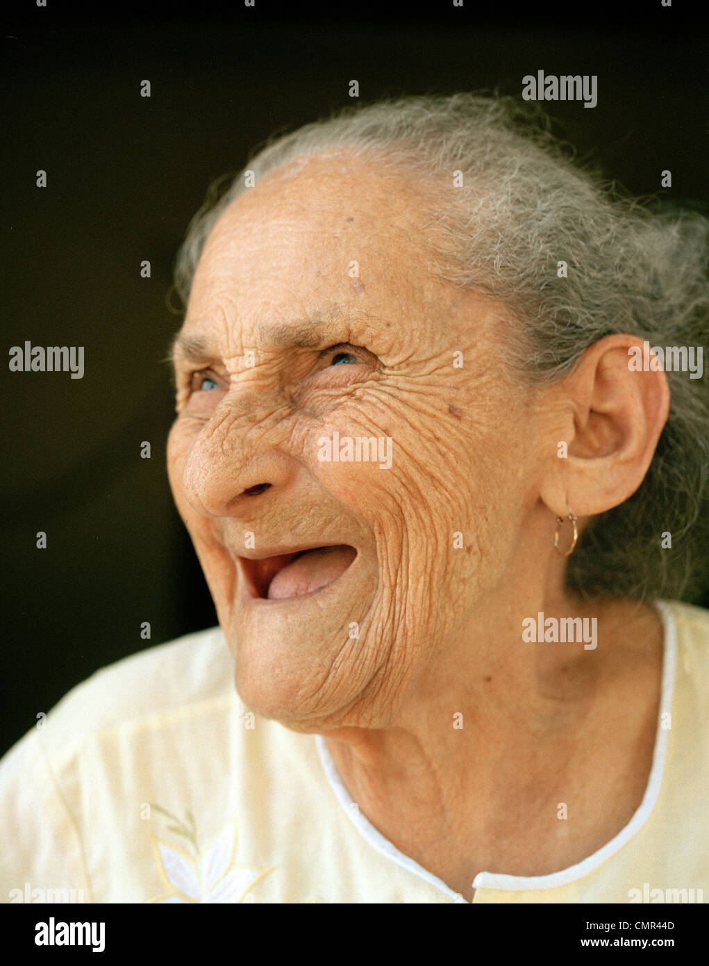 Toothless old woman hi-res stock photography and images - Alamy