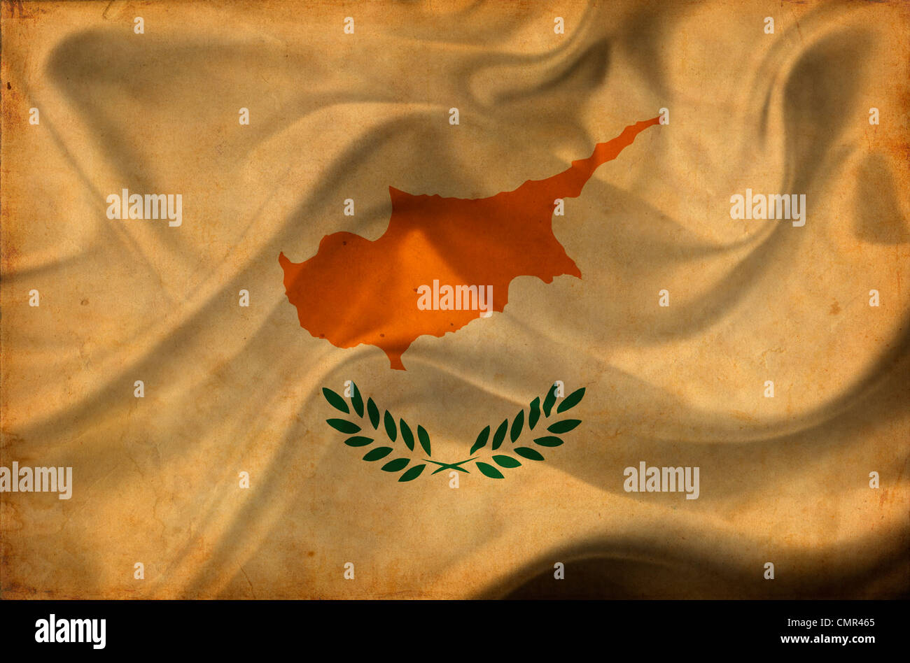 Cyprus waving flag Stock Photo - Alamy