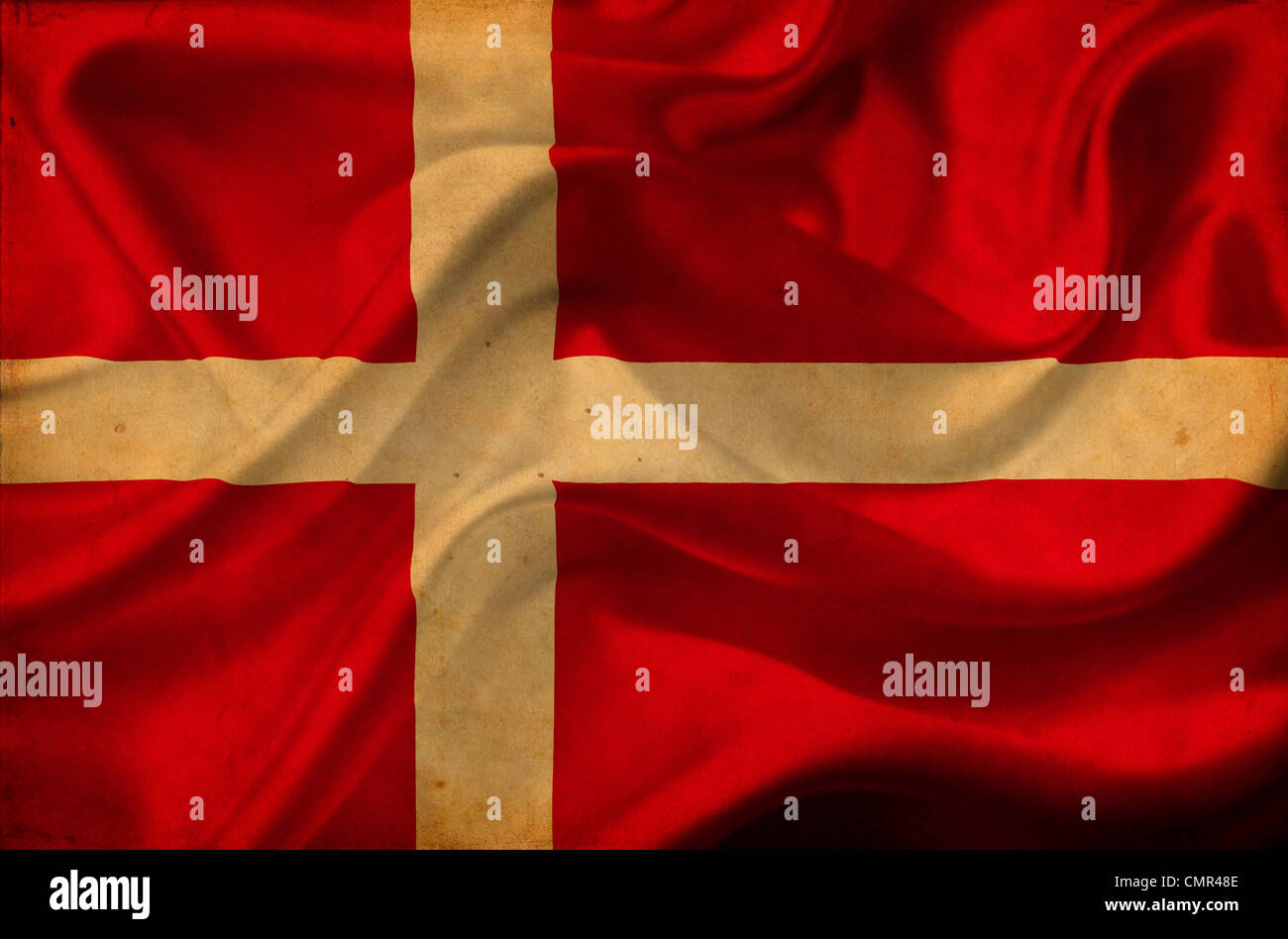 Denmark waving flag Stock Photo - Alamy