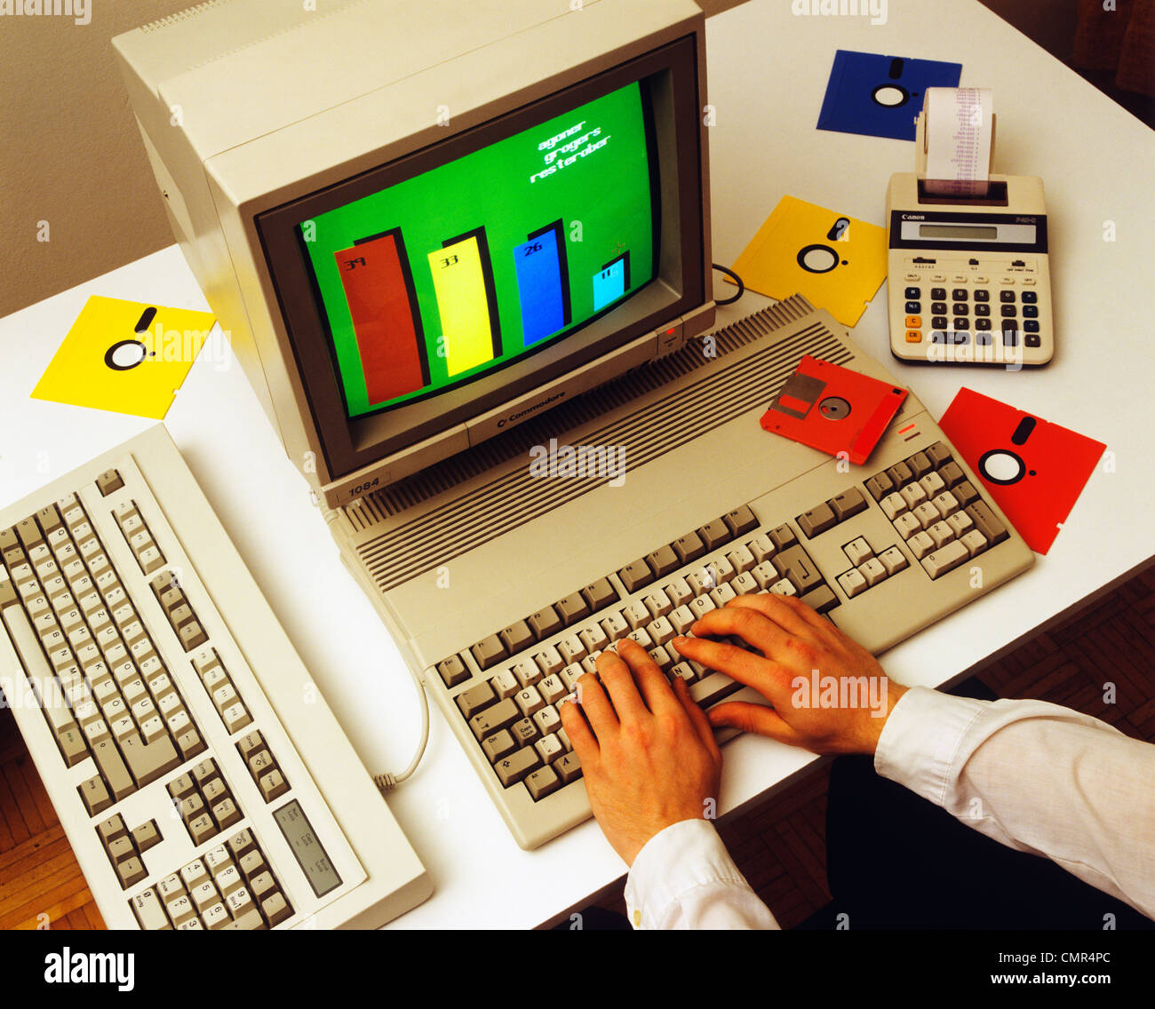 1980s office computers hi-res stock photography and images - Alamy