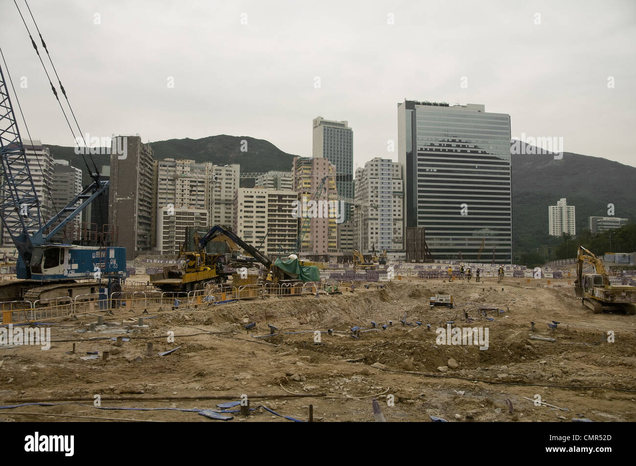 Hong kong china construction hi-res stock photography and images - Alamy