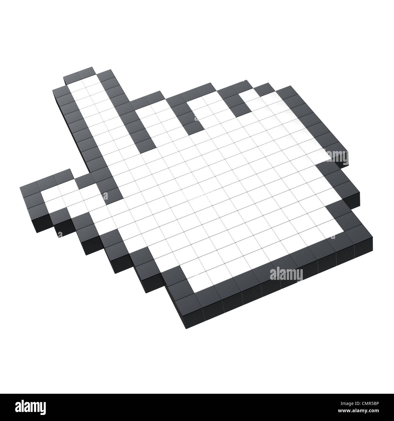 3d hand mouse cursor Stock Photo - Alamy