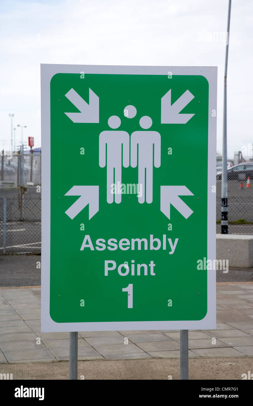 Emergency assembly point hi-res stock photography and images - Alamy