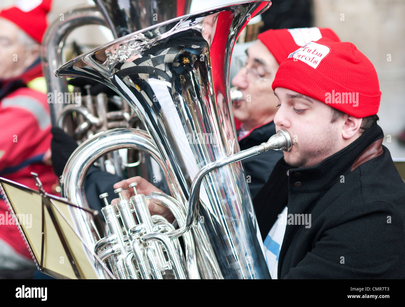Man playing tuba hi-res stock photography and images - Alamy
