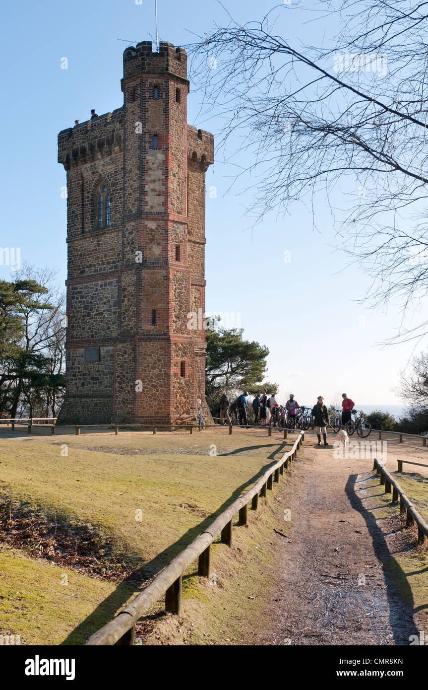 Leith Tower, North Downs near Dorking, Surrey, England Stock Photo - Alamy