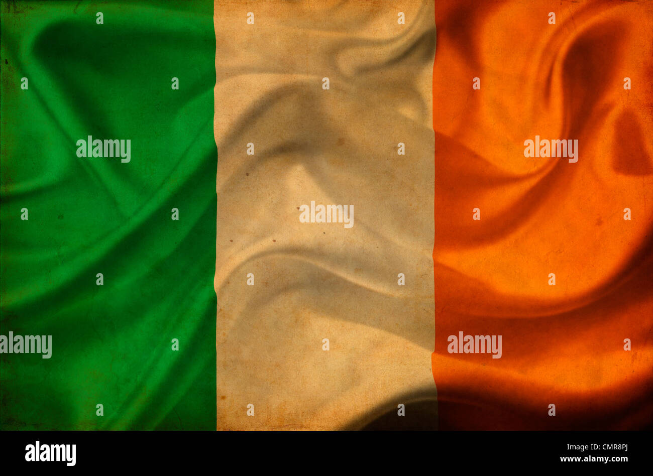 Ireland waving flag Stock Photo - Alamy